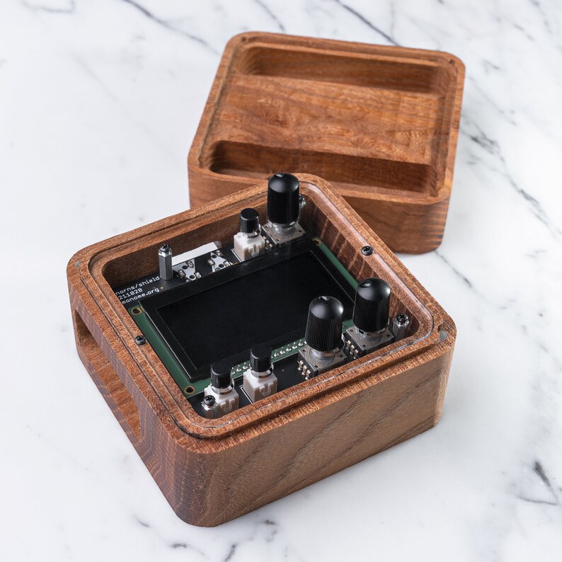 Monome Norns Shield Walnut Wooden Case With 2 Colors Acrylic - Etsy