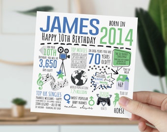 Personalised 7th Birthday Card 7 Year Old Balloon Card Happy 7th ...