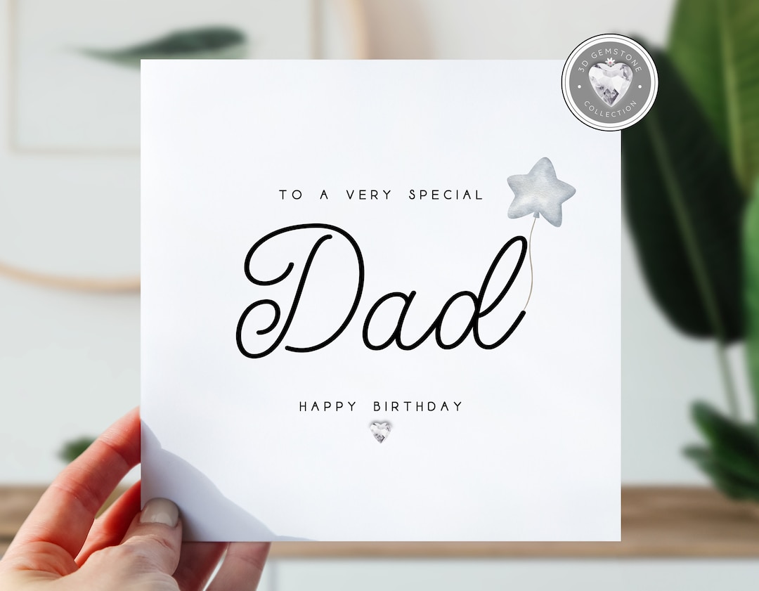 Dad Birthday Card | Birthday Card for Him | Card for Dad, Papa, Daddy ...