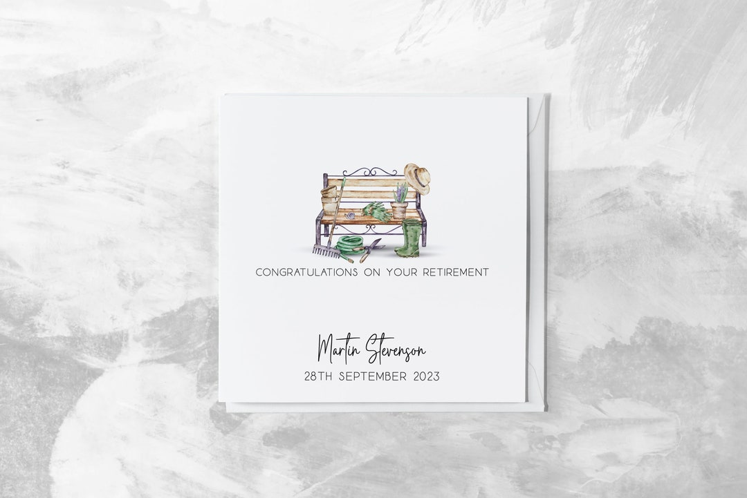 Happy Retirement Card | Custom Congratulations on Your Retirement Card ...