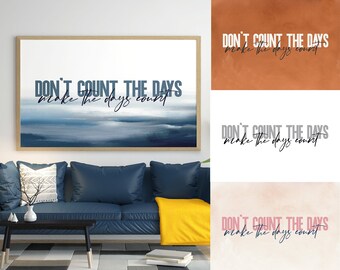 Make the Days Count | Etsy