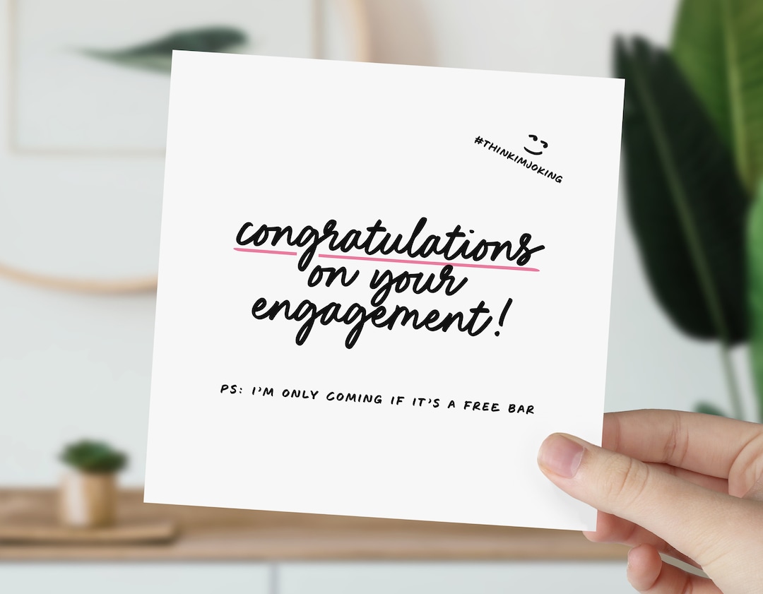 Congratulations on Your Engagement Card | Best Friend You're Engaged ...