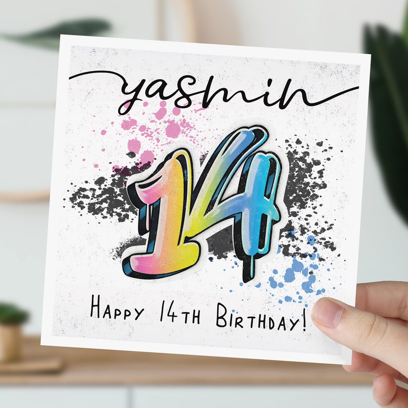 Funny 14th Birthday Cards - Etsy