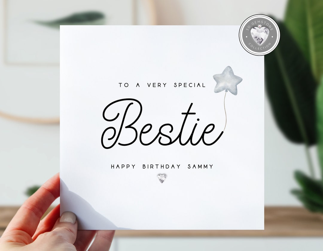 Bestie Birthday Card | Birthday Card for Him | Greetings Card for Best ...