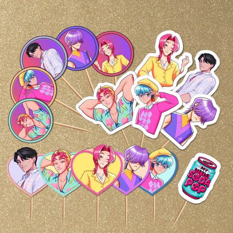 Saja Boys Cake Decorations - Etsy