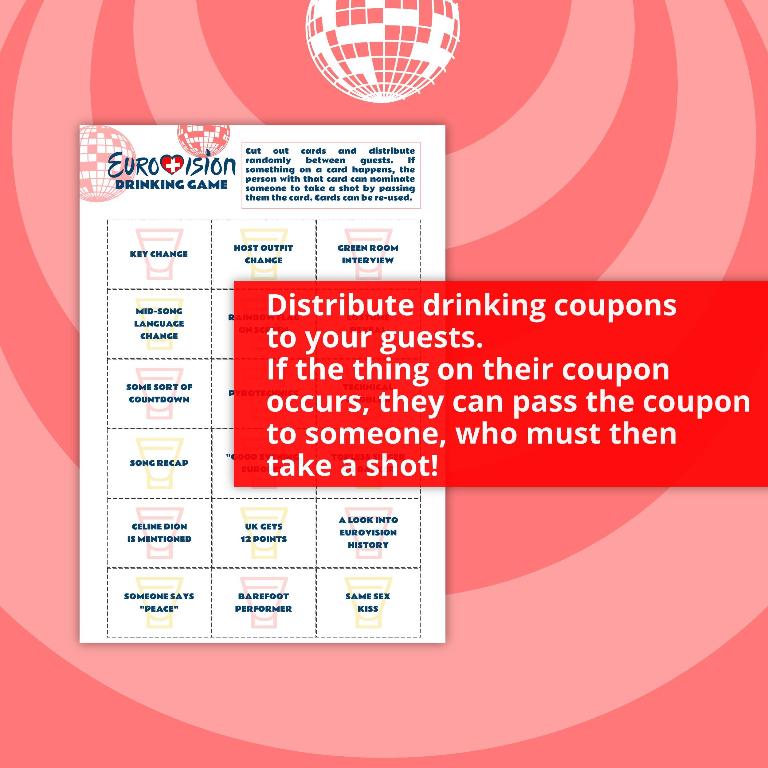 Eurovision Party Games Bundle - Printable Game Night Pack With 9 ...