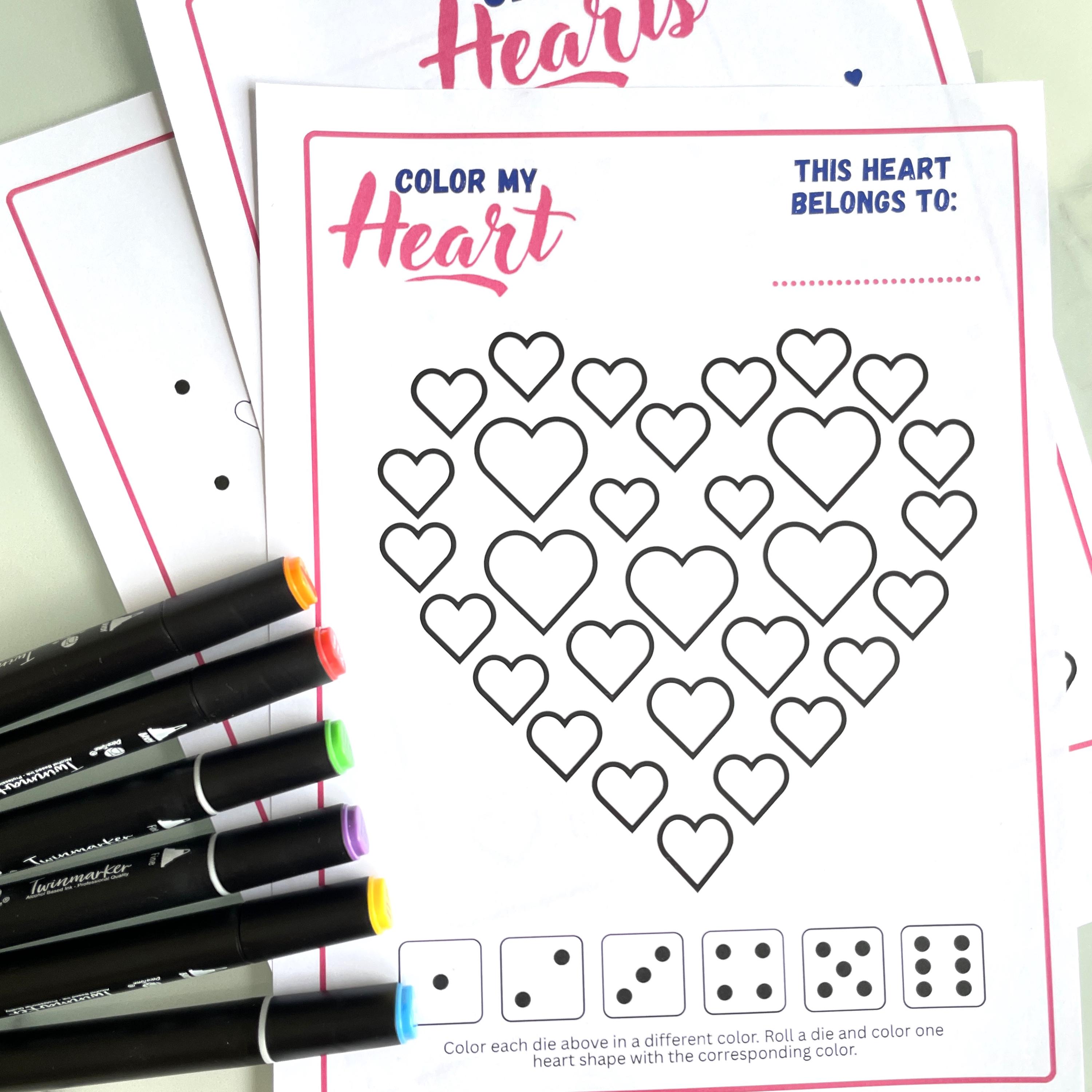 Valentine's Day Activity Pack, 9 Printable Family and Classroom Games ...