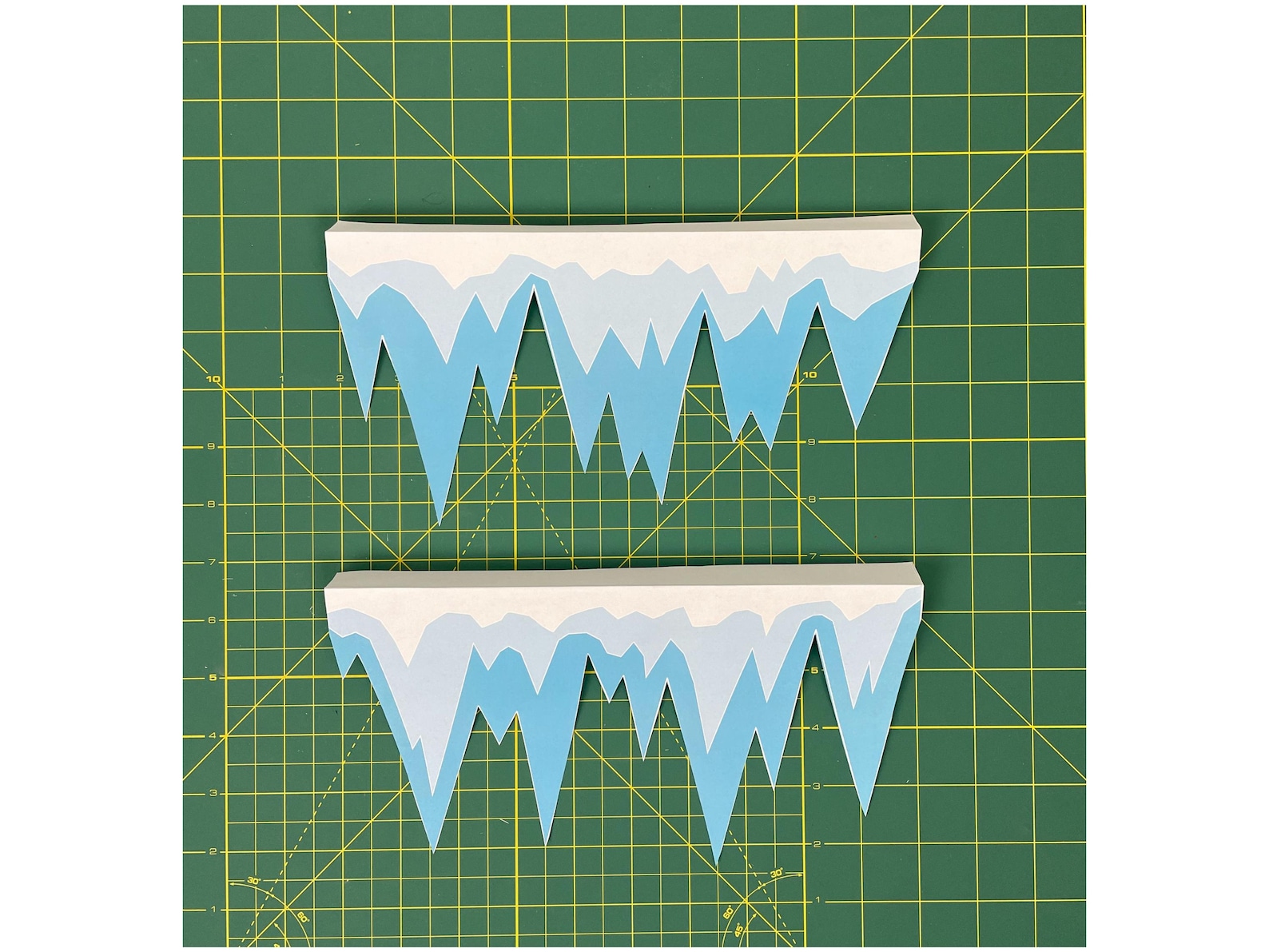 Printable Icicles: Winter Themed Holiday Decoration Featuring Frozen ...