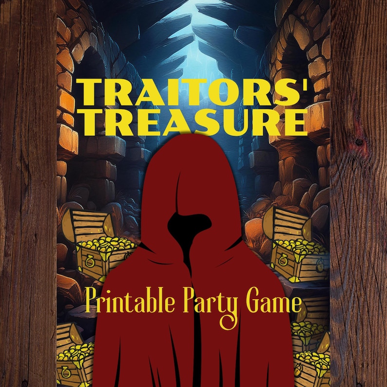 Traitors Treasure - A Printable Party Game for a Thrilling Game Night ...