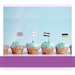 Eurovision Flag Cupcake Toppers - 37 Printable European Toothpick Flags ...
