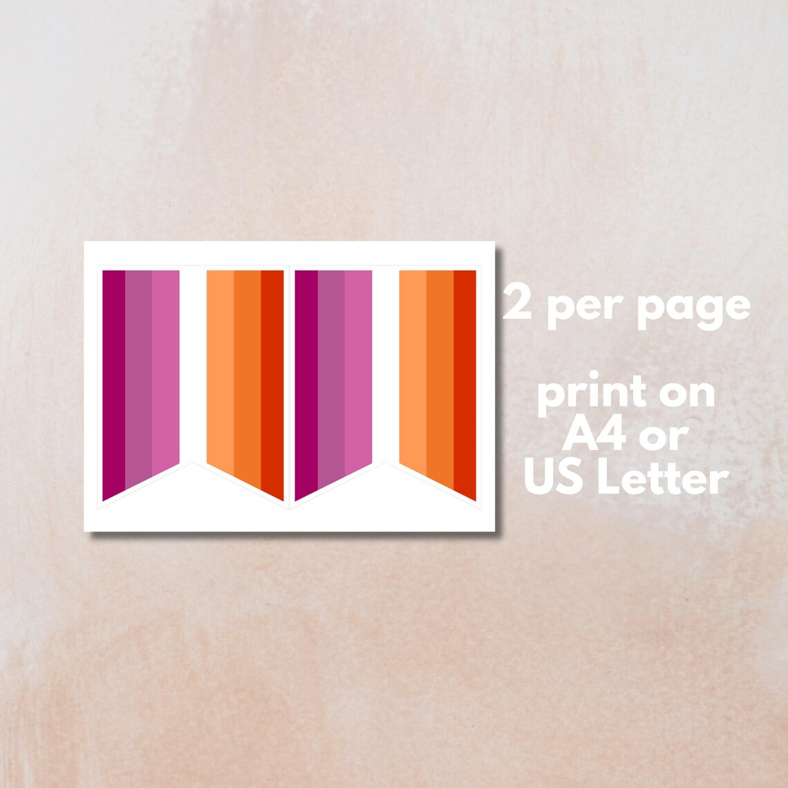 Printable Pride Banner: 20 LGBTQIA+ Flags, DIY Pride Month Decor (PDF ...