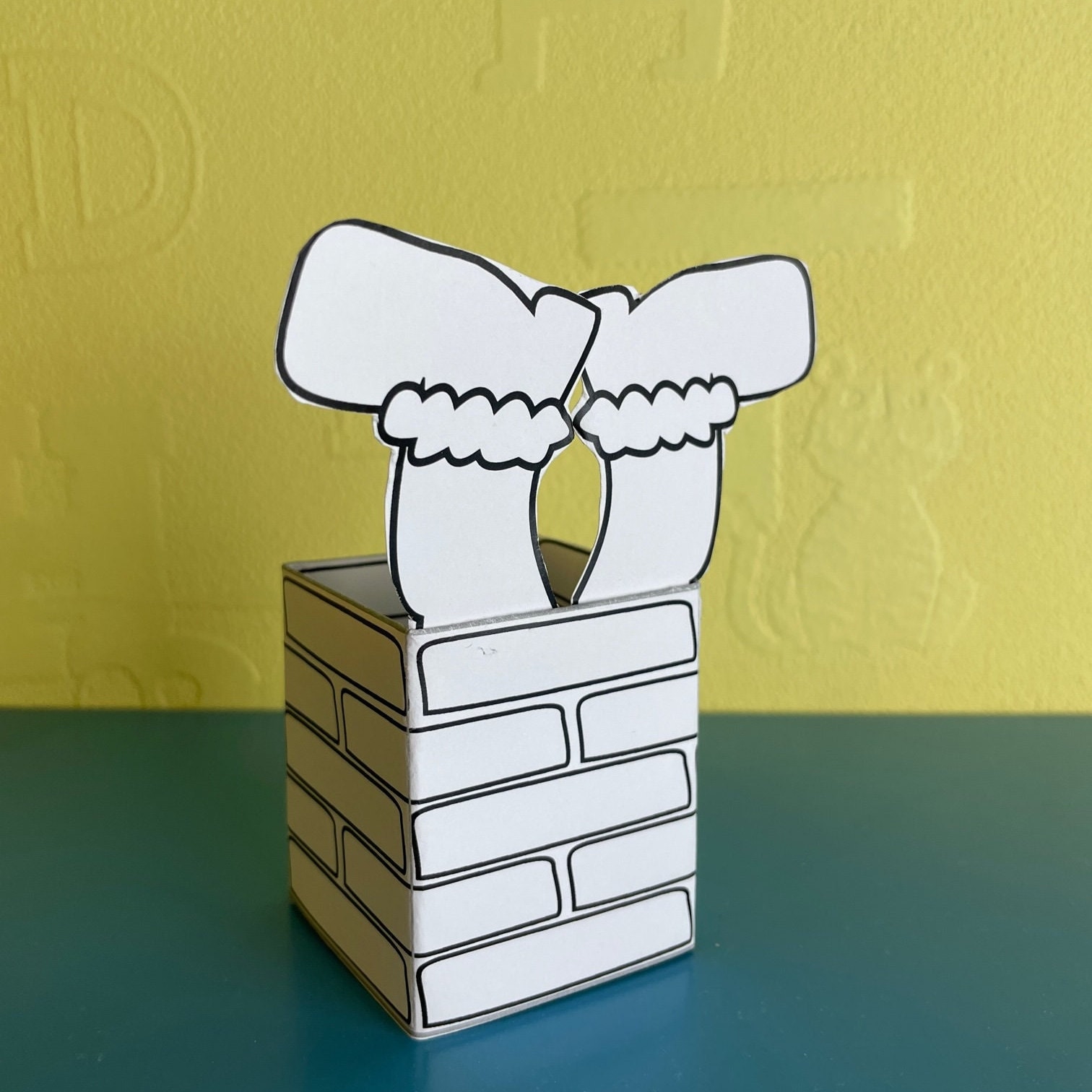 Christmas Paper Craft Activity for Kids - Printable Colouring Templates ...