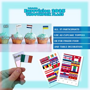 Complete Eurovision 2025 Party Pack With Printable Games, Flags, Photo ...