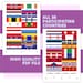 Eurovision Flag Cupcake Toppers - 37 Printable European Toothpick Flags ...