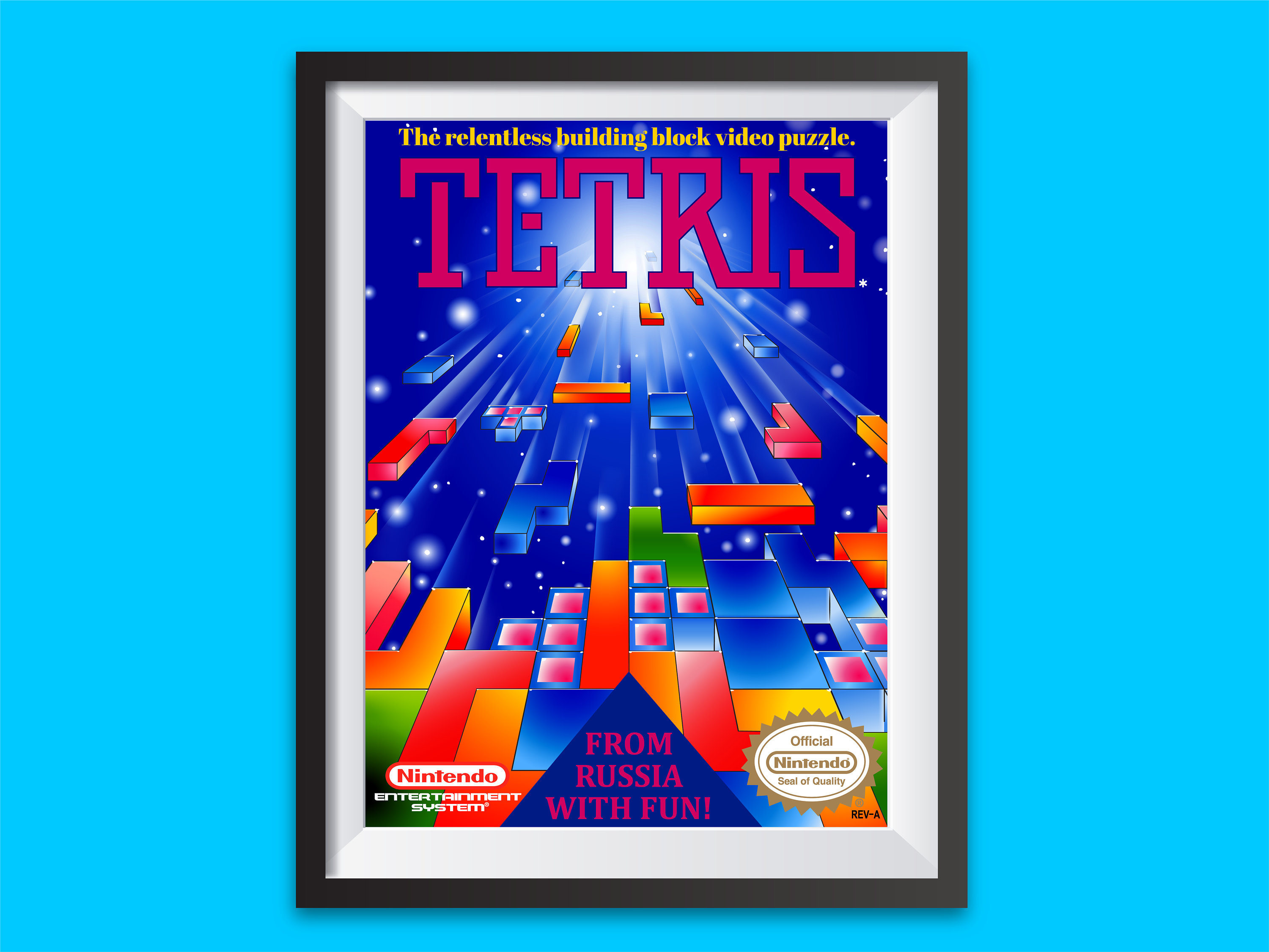 Tetris Svg, Ai, Eps - High Quality Vector File Digital Download - NES ...