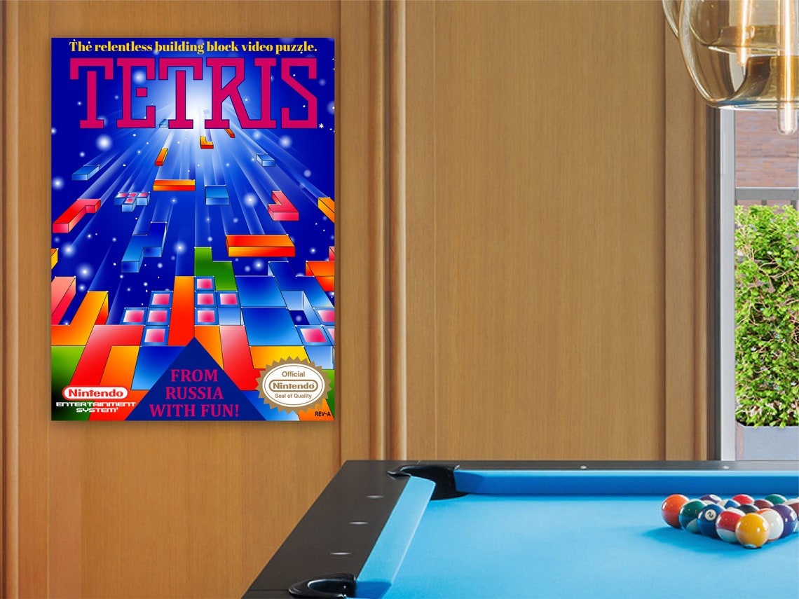 Tetris Svg, Ai, Eps High Quality Vector File Digital Download NES - Etsy