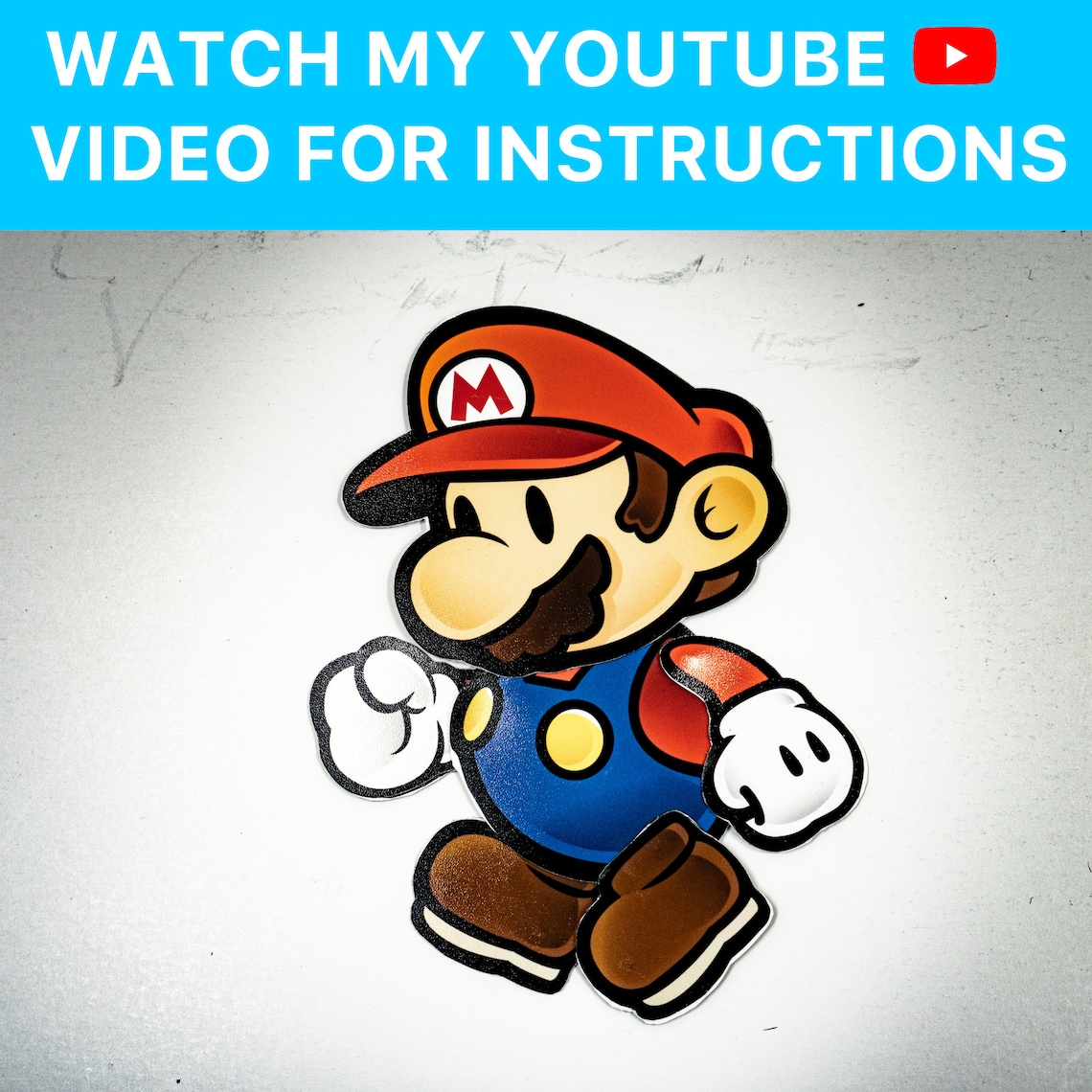 Paper Mario Figure SVG - DIY Paper Mario Figure - Papercraft - File for ...