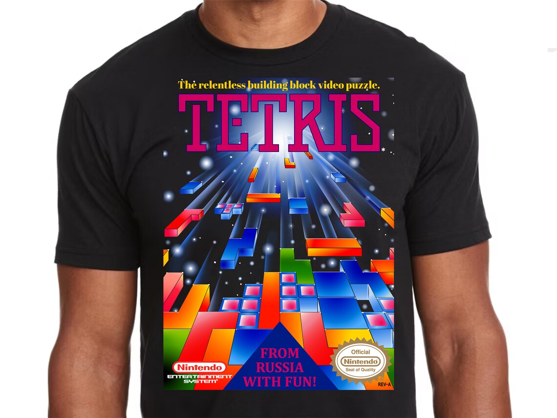 Tetris Svg, Ai, Eps - High Quality Vector File Digital Download - NES ...