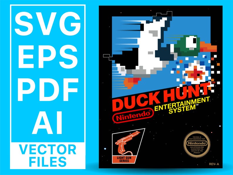 Duck Hunt Svg, Ai, Eps - High Quality Vector File Digital Download ...