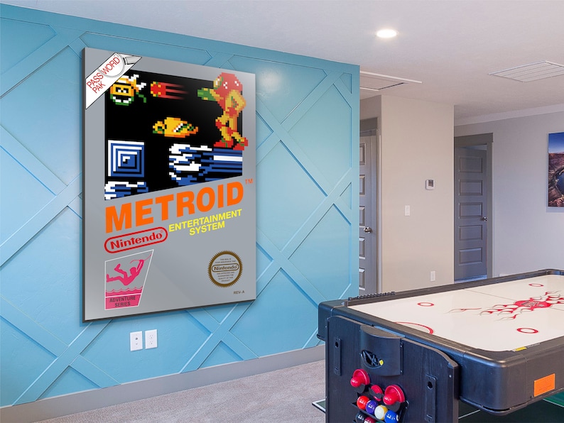 Metroid Svg, Ai, Eps - High Quality Vector File Digital Download - NES ...