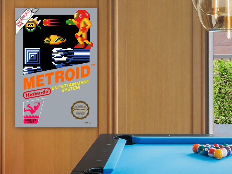 Metroid Svg, Ai, Eps - High Quality Vector File Digital Download - NES ...