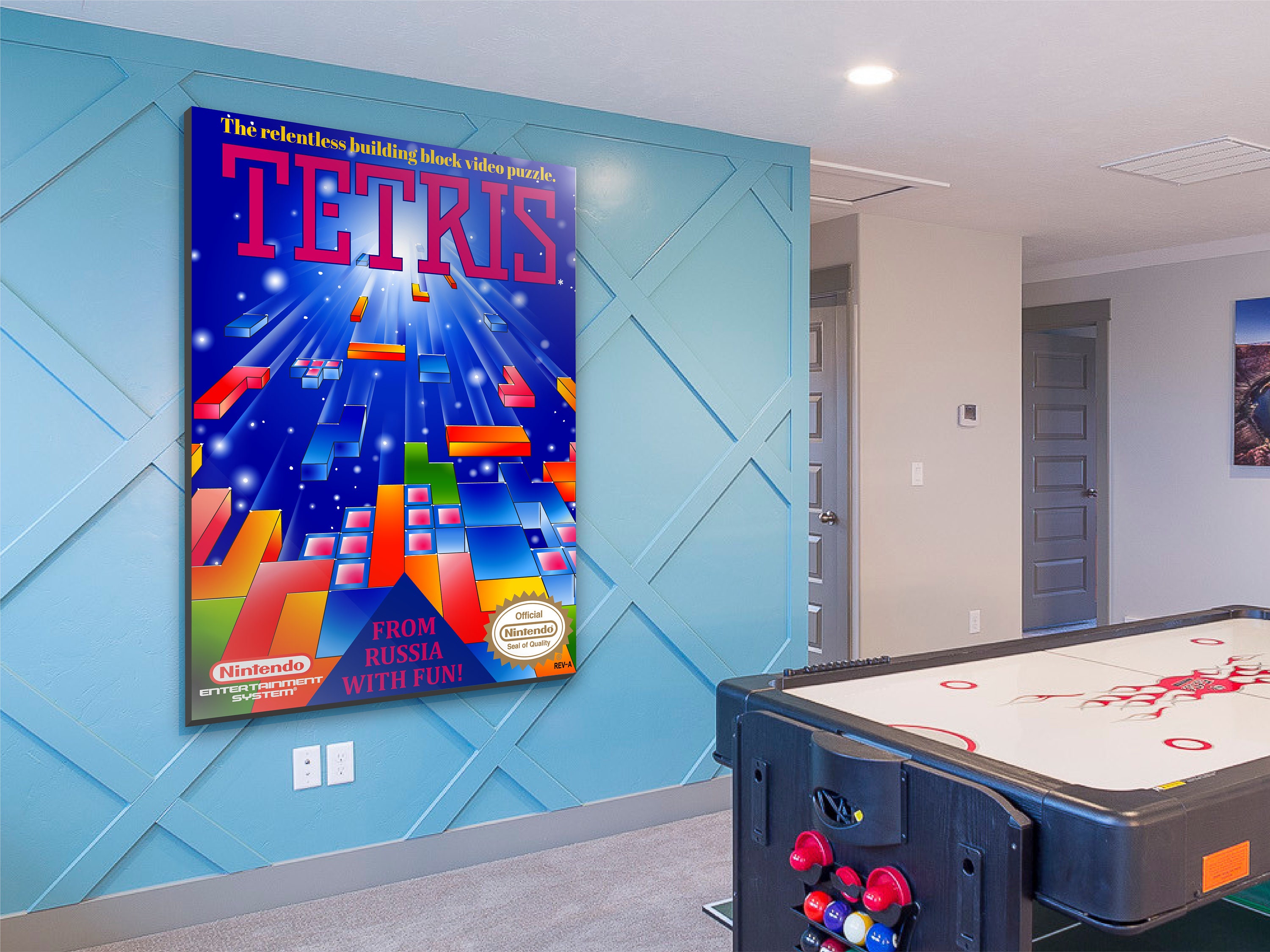 Tetris Svg, Ai, Eps - High Quality Vector File Digital Download - NES ...