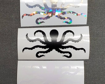 Octopus Car Sticker - Etsy