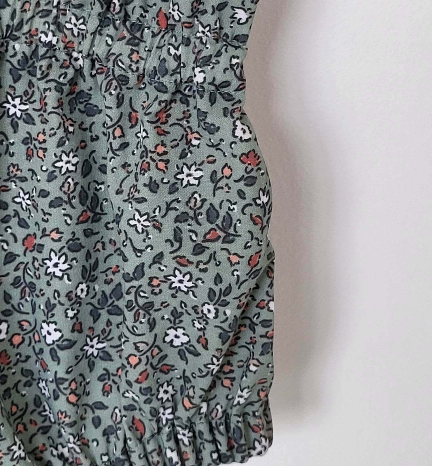 Sage Ditsy Floral Bloomer//baby Girl Bloomer, Sage Green Bloomer ...