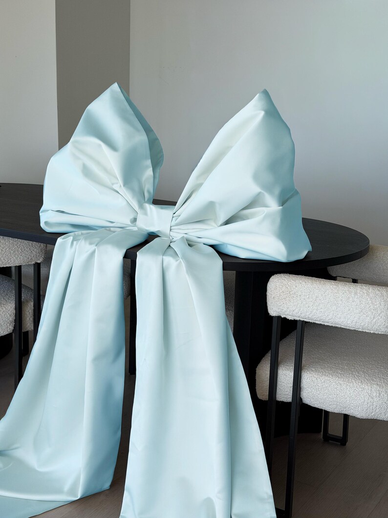 Ivory Giant Satin Bow, Wedding & Bridal Shower Oversized Bow Decor - Etsy