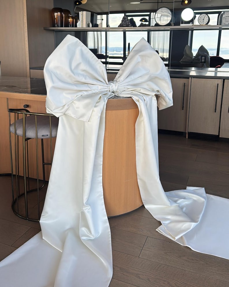 Blush Pink Oversized Satin Bow: Prom, Easter, Valentine's, Baby Shower ...