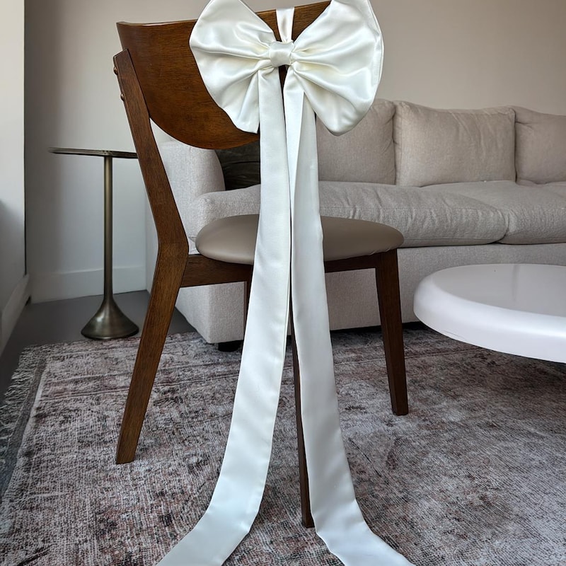 Wedding Chair Bows - Etsy