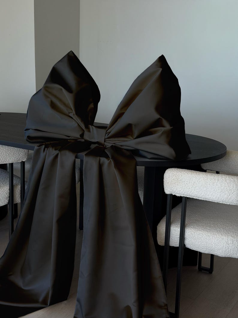 Ivory Giant Satin Bow, Wedding & Bridal Shower Oversized Bow Decor - Etsy