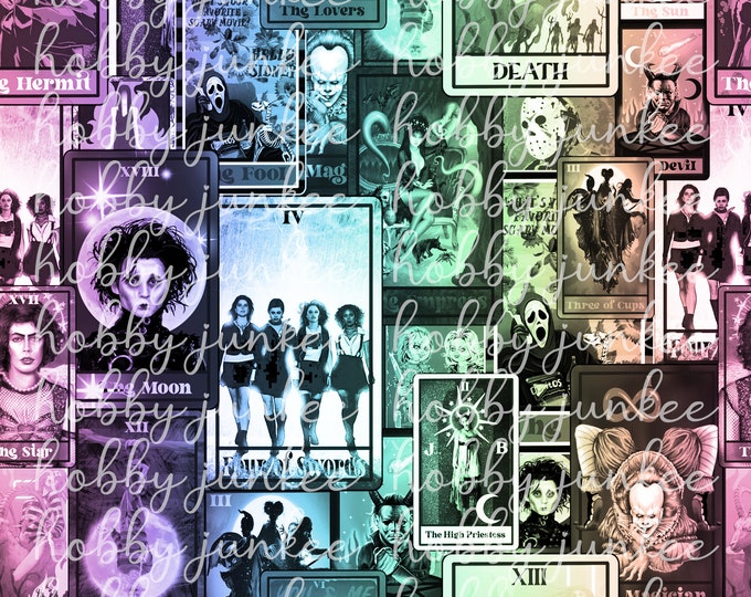 Rainbow Horror Tarot Digital Seamless Limited Release - Etsy