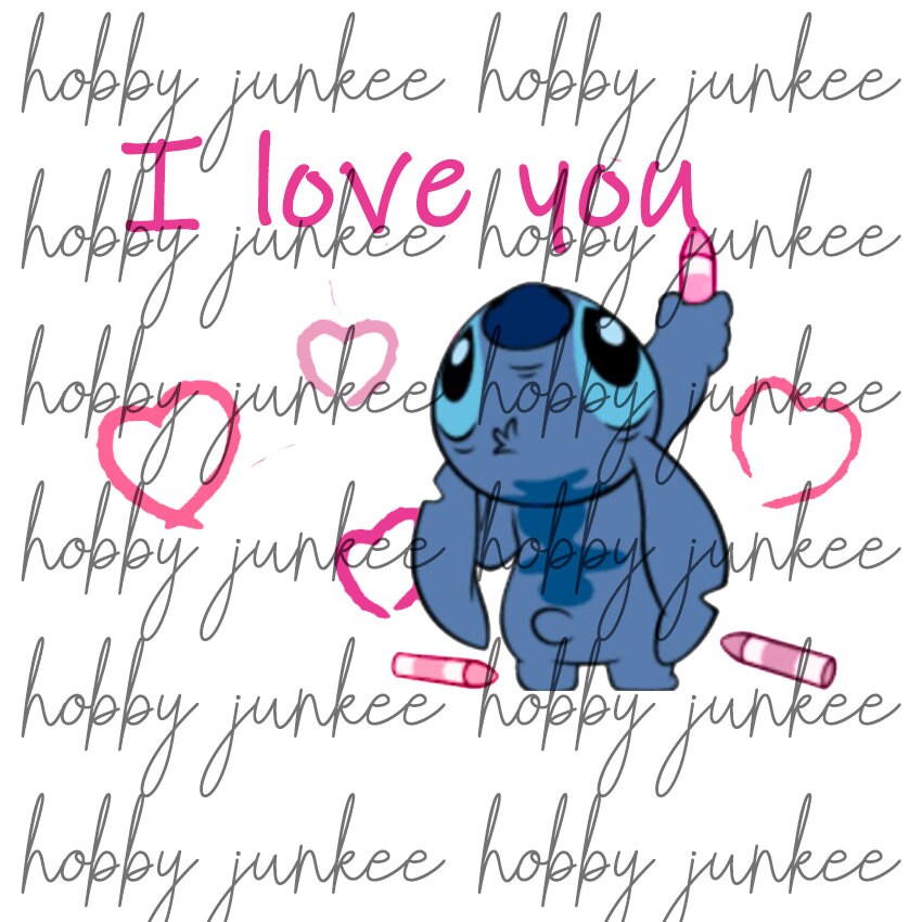 Stitch Love Doodles Seamless+png Set - LIMITED RELEASE! - Etsy