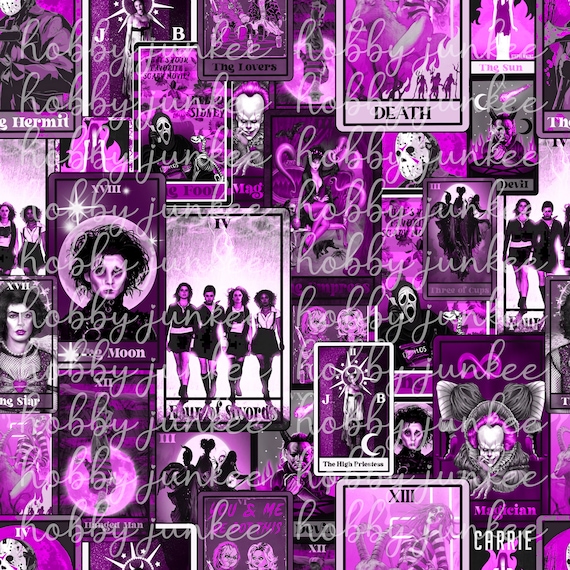 Pink Horror Tarot Digital Seamless Limited Release - Etsy