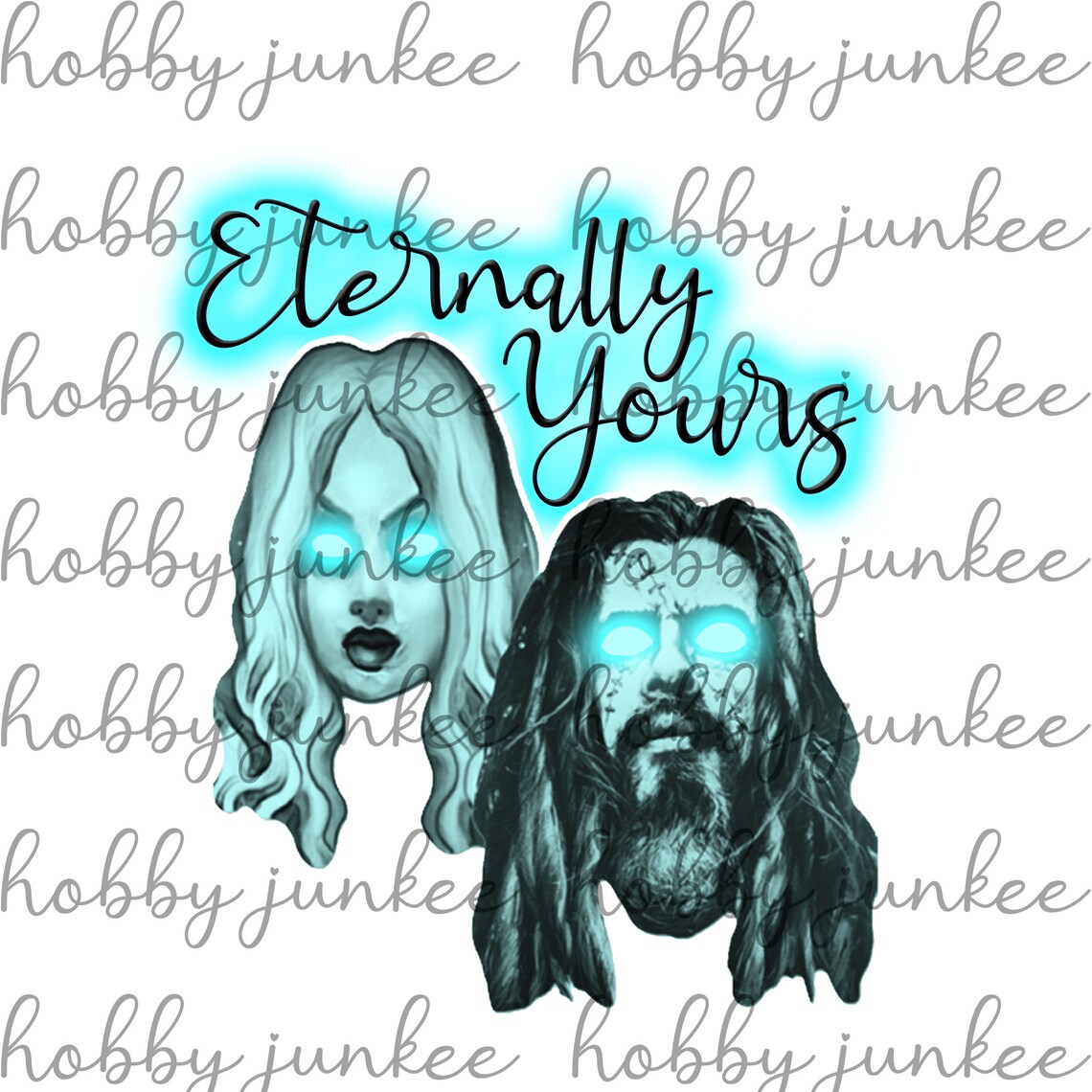 Pastel Horror Rob Zombie - Seamless & PNG Digital Download Set *limited ...