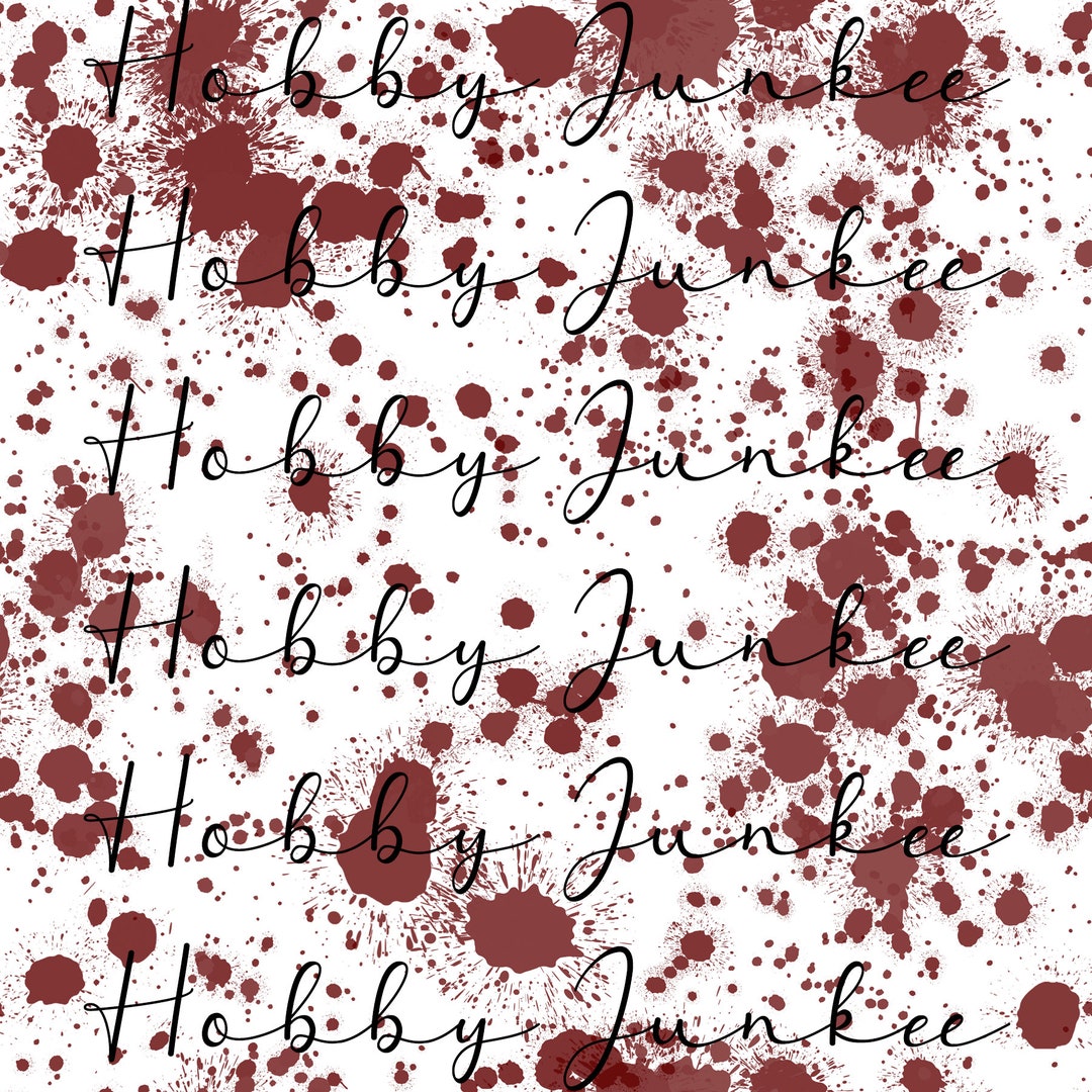 True Crime Blood Splatter Digital Seamless - Limited Release!! - Etsy