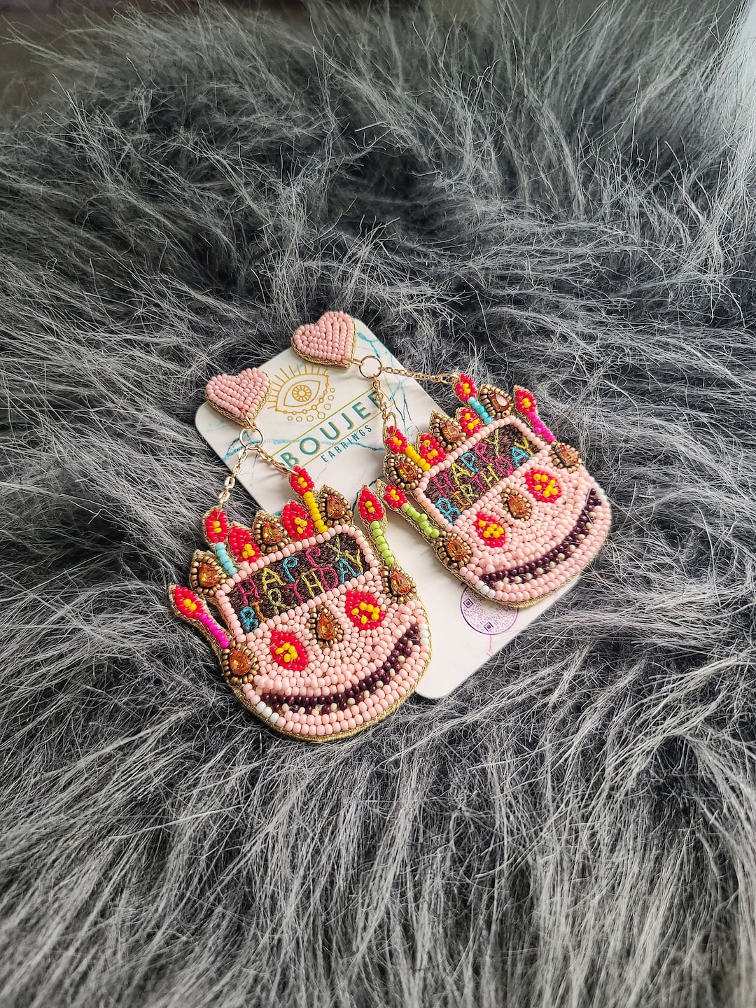 Happy Birthday Earrings - Etsy