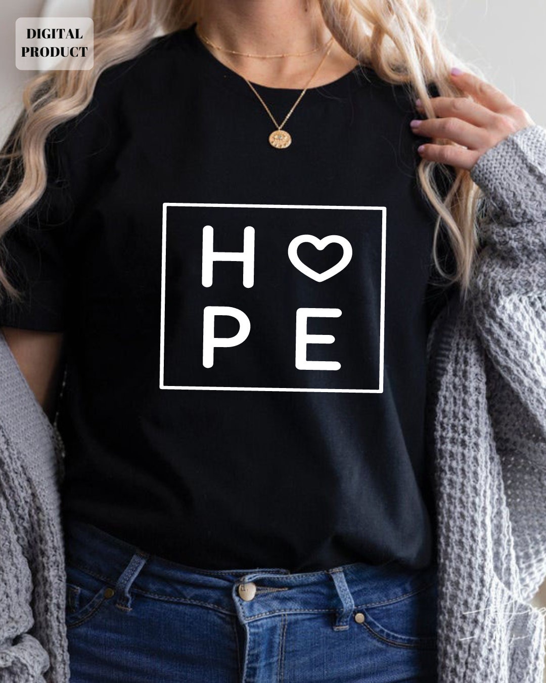 Hope SVG Cut File, Hope Svg| Cricut Layered SVG and PNG| Commercial Use ...