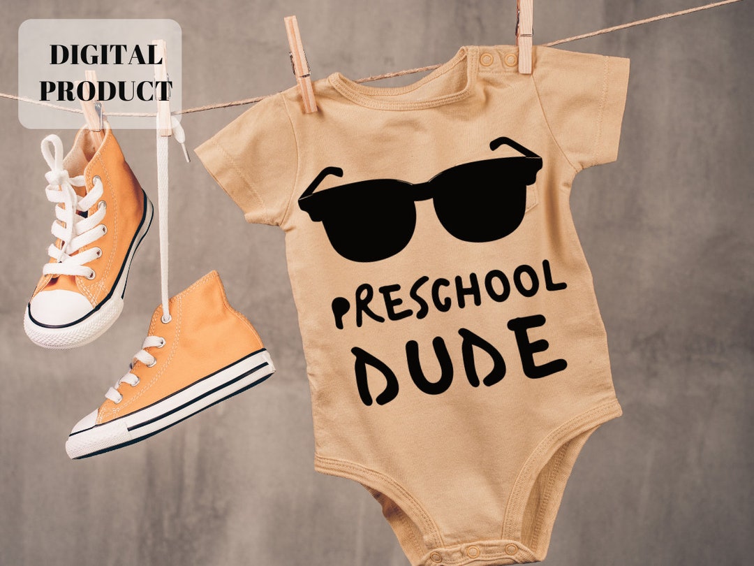Preschool Dude, Cool Kids Svg, Back to School Kids SVG | Cricut Layered ...