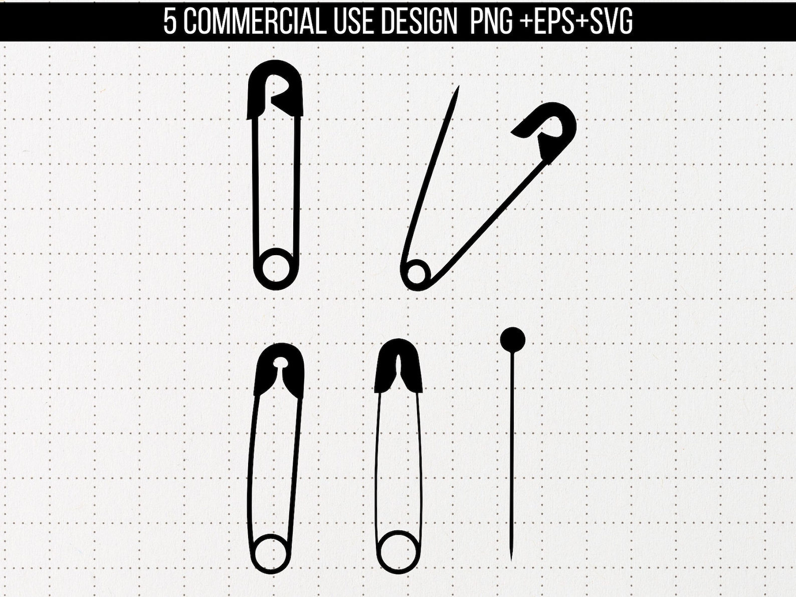Safety Pin Svg Safety Pin Clipart Safety Pin Cricut Safety | Etsy