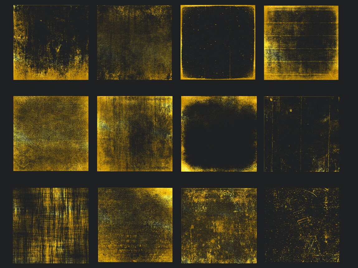 Gold Grunge Overlays Gold Foil Overlays Seamless Gold Grunge - Etsy