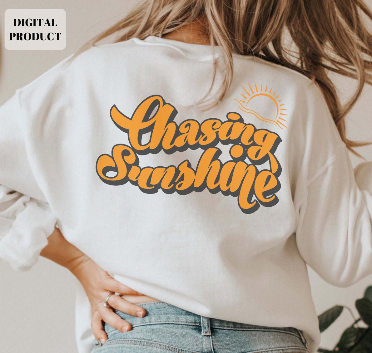 Chasing Sunshine Svg Summer Quote Svg Beach Life Svg Vacay | Etsy