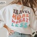 Travel More Worry Less Svg, Retro Svg, Wavy Letters Svg, EPS PNG Cricut ...