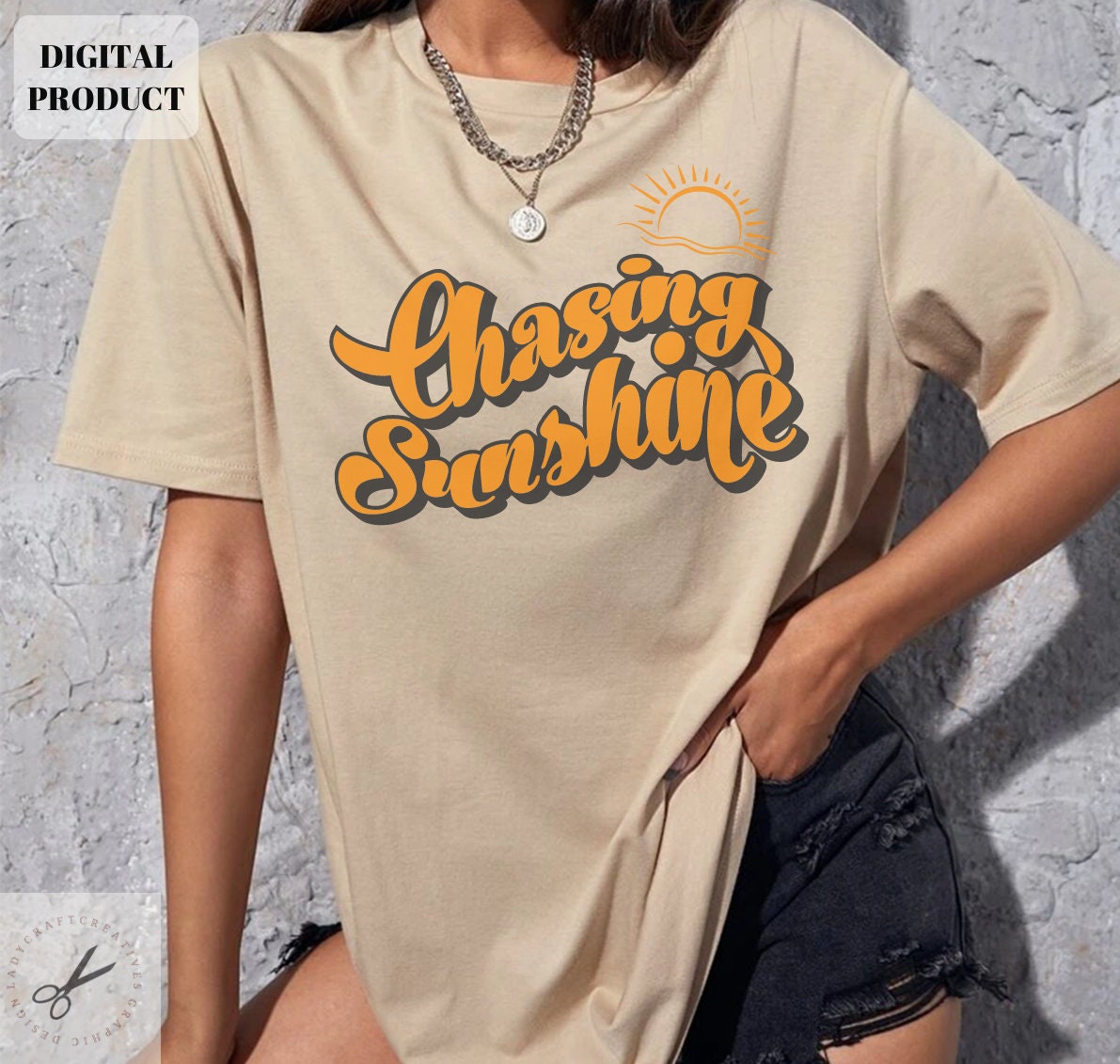 Chasing Sunshine Svg Summer Quote Svg Beach Life Svg Vacay | Etsy