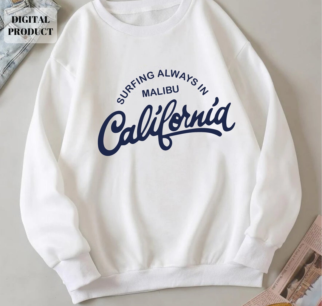 Malibu California Svg Png, Malibu Svg, Surfing in Malibu Svg, Surfing ...