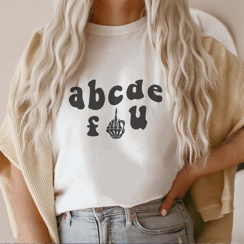ABCDEFU Svg, Abcdefu Png, Abcdefu Skeleton Hand Svg, Wavy Text, EPS PNG ...