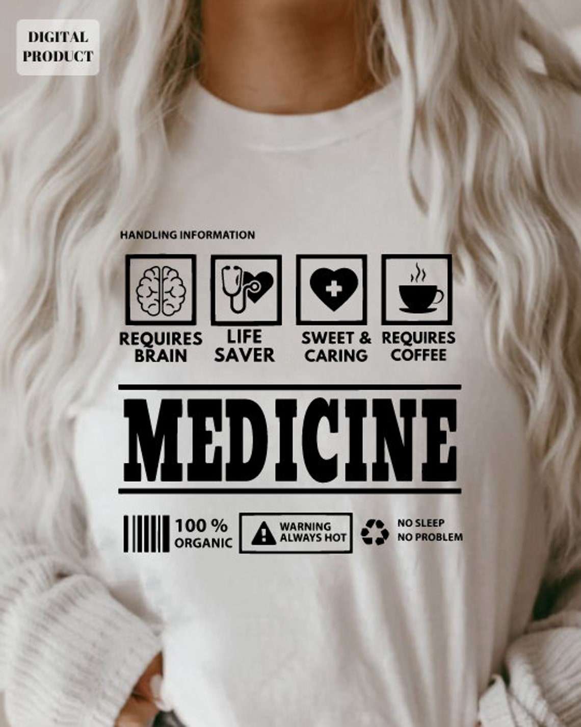 Doctor Nutritional Facts SVG: Medicine Shirt Design (digital Download ...