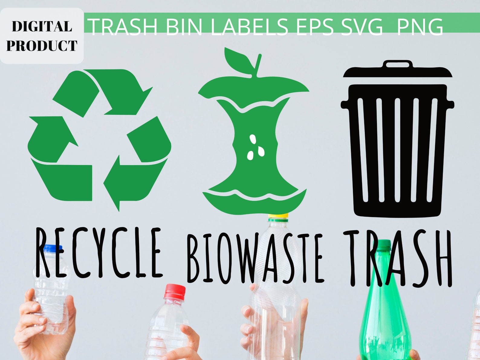 Trash Can Label Svg Trash Bin Labels Svg Trash Bin Label Svg - Etsy Canada