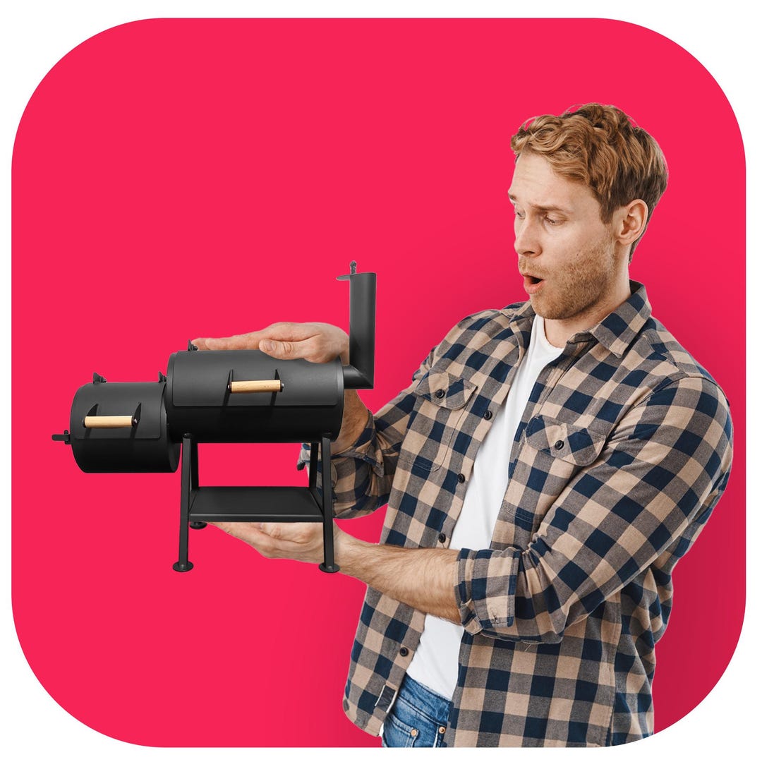 Mini Smoker - Portable Charcoal Grill Mini BBQ Grill - Portable Grills ...